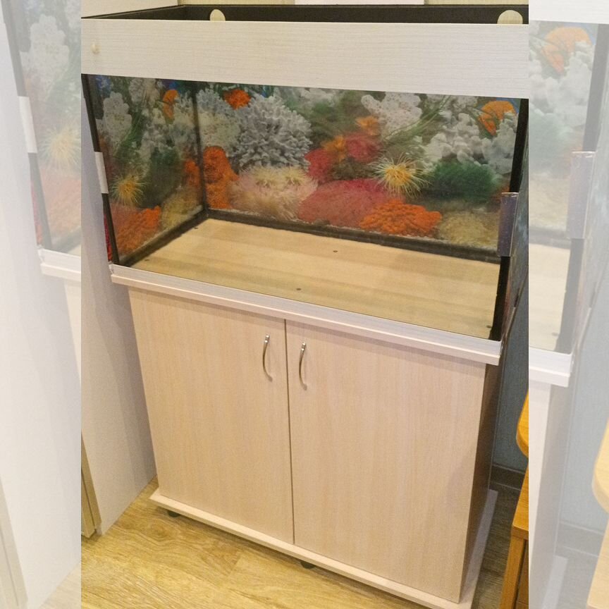 Аквариум с тумбой бу