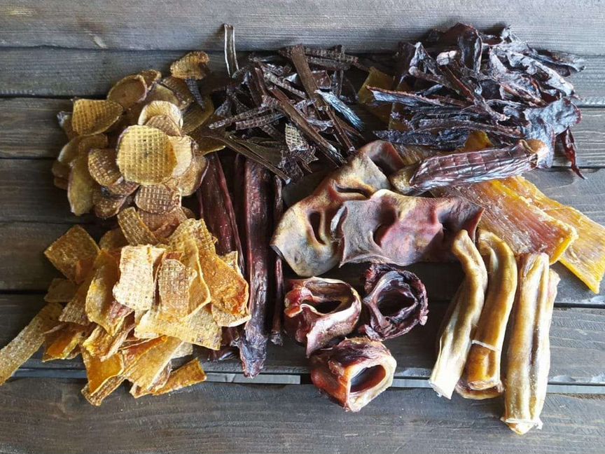 Сушеные лакомства для собак