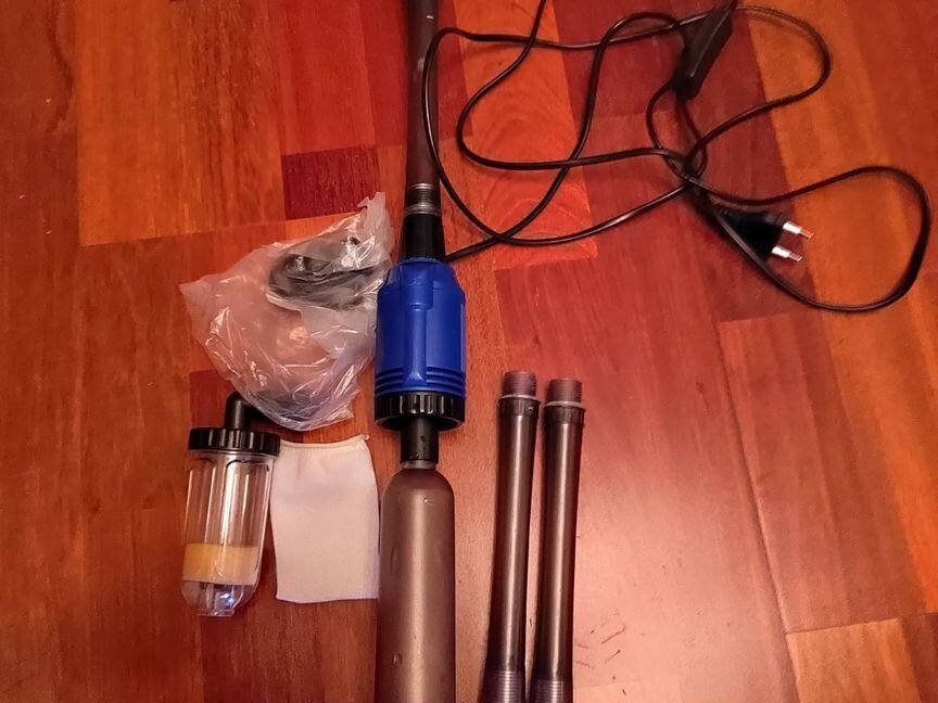 Сифон для аквариума электрический