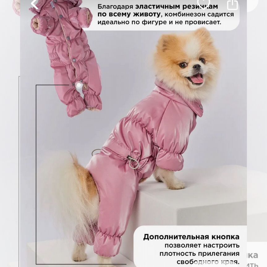 Комбинезон для собаки девочки