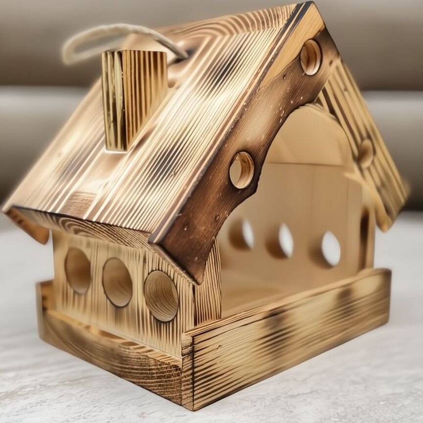 Кормушка для птиц из дерева