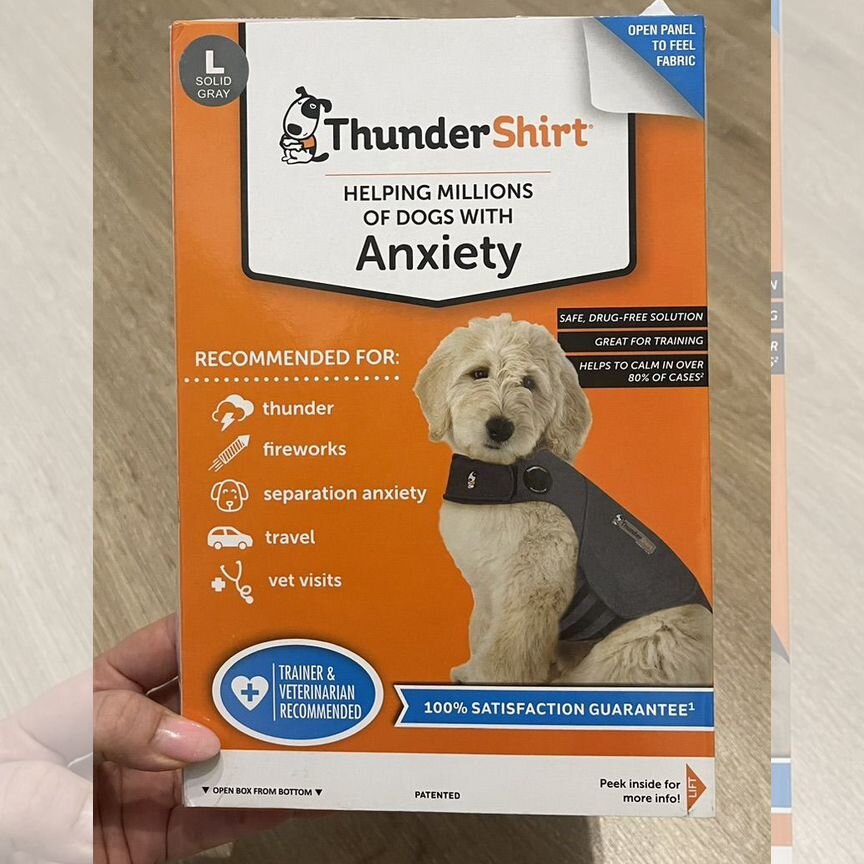 Успокаивающий жилет для собак ThunderShirt