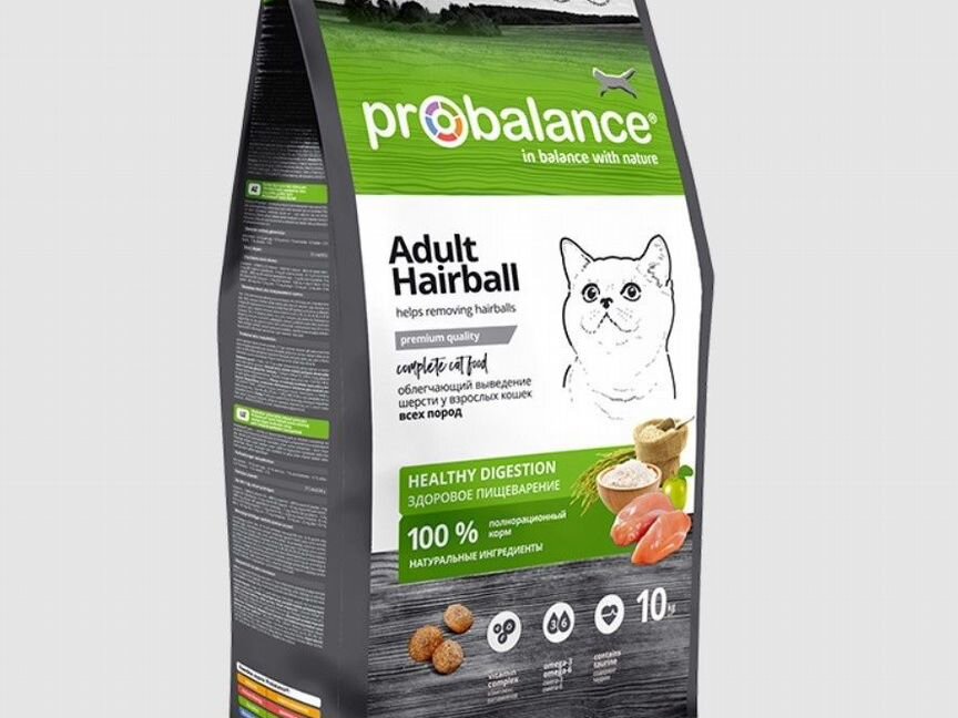 Probalance корм сухой для кошек, облегчающий вывед