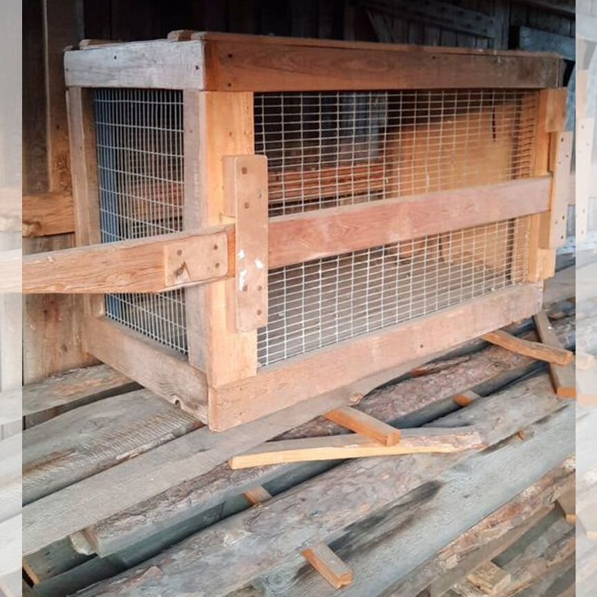 Перевозка для животных, клетки для кроликов (ручна