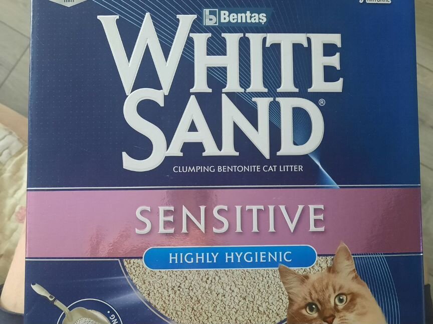 Наполнитель для кошек White sand