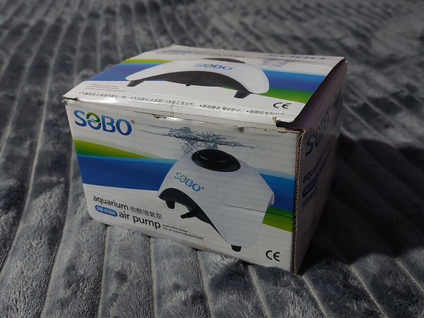 Компрессор SB-860A sobo для аквариума до 500л