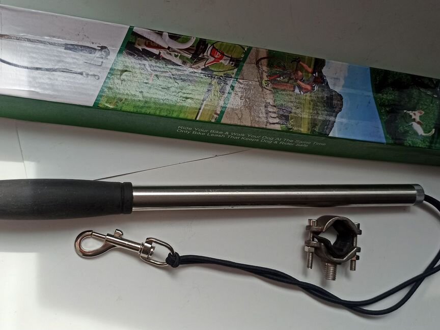 Велоспрингер. Велосипедный поводок