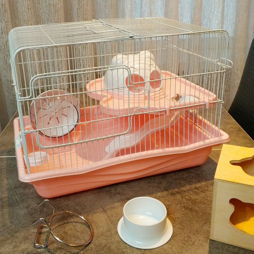 Клетка для грызунов б/у (41смх28смх32см)