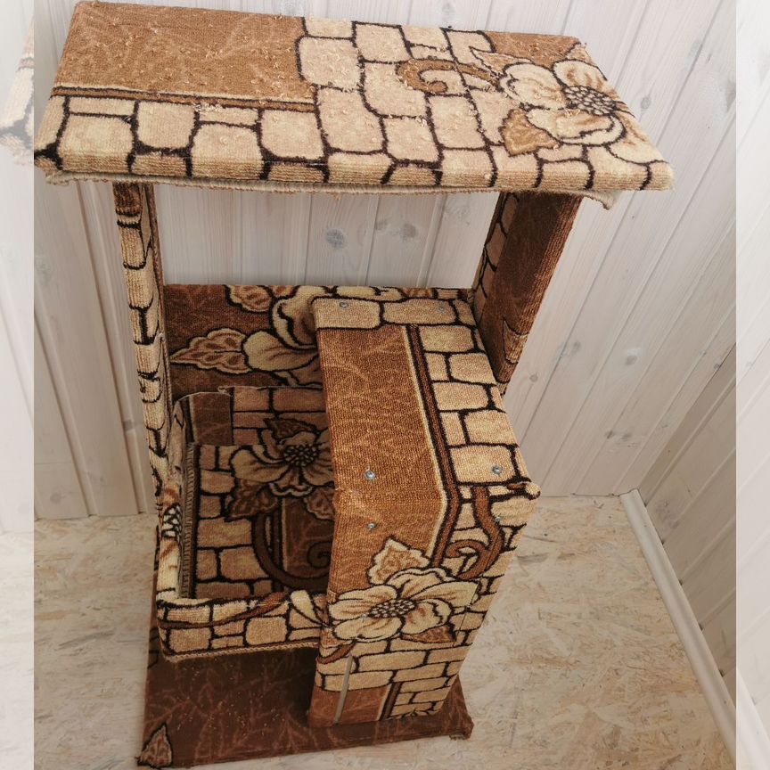 Лазилка-домик-когтеточка для кошки