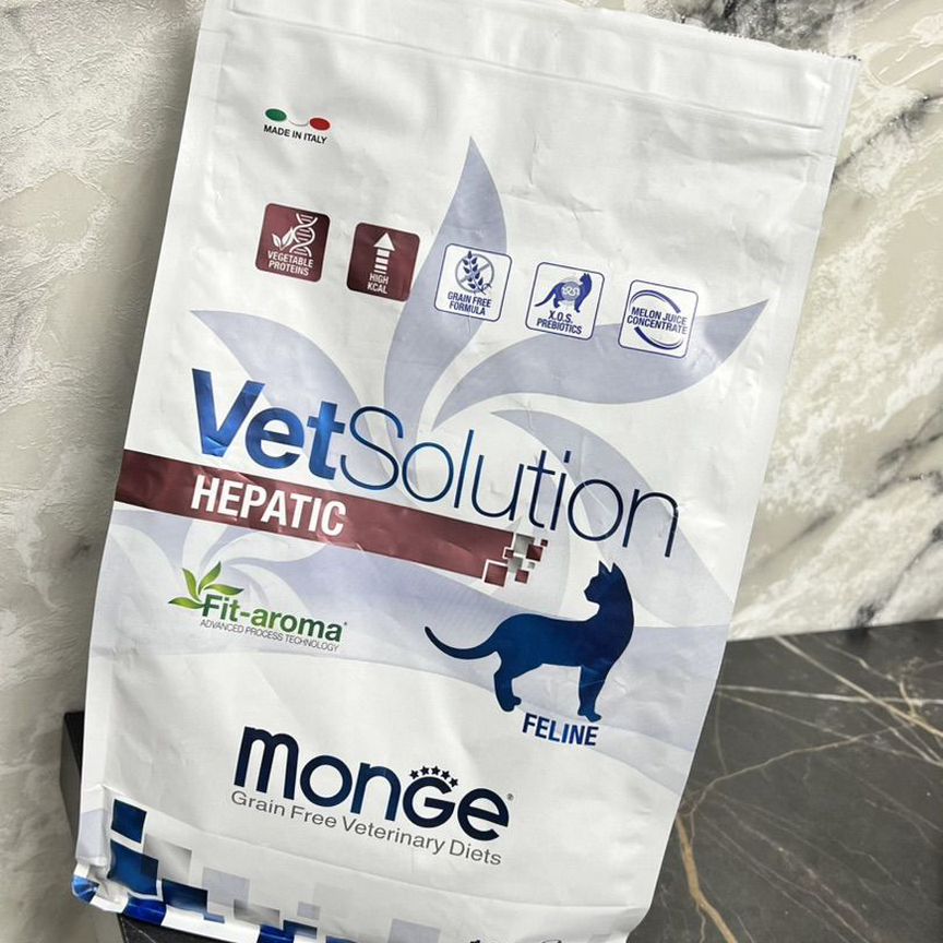 Корм для кошек monge hepatik