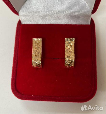 Золотые серьги (арт 81581) инт купить в Улан-Удэ | Личные вещи | Авито