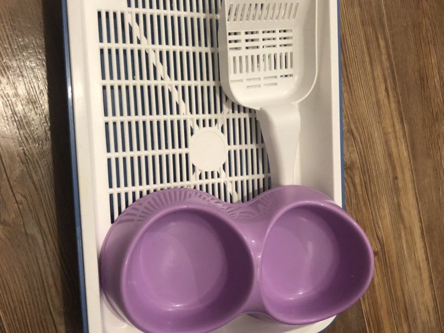 Горшок, миска, совок для кошки