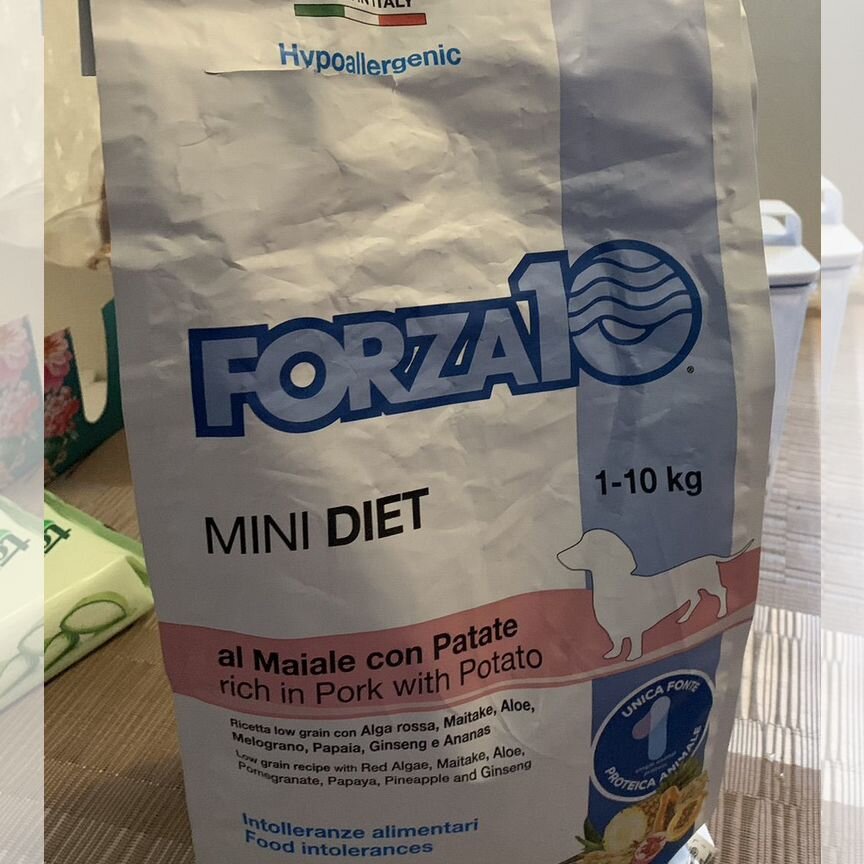 Forza 10 hypoallergenic для собак мелких пород