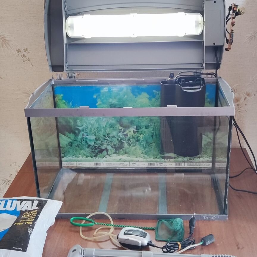 Аквариум 60 литров б/у. Tetra AquaArt 60L