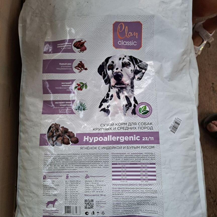 Корм для собак