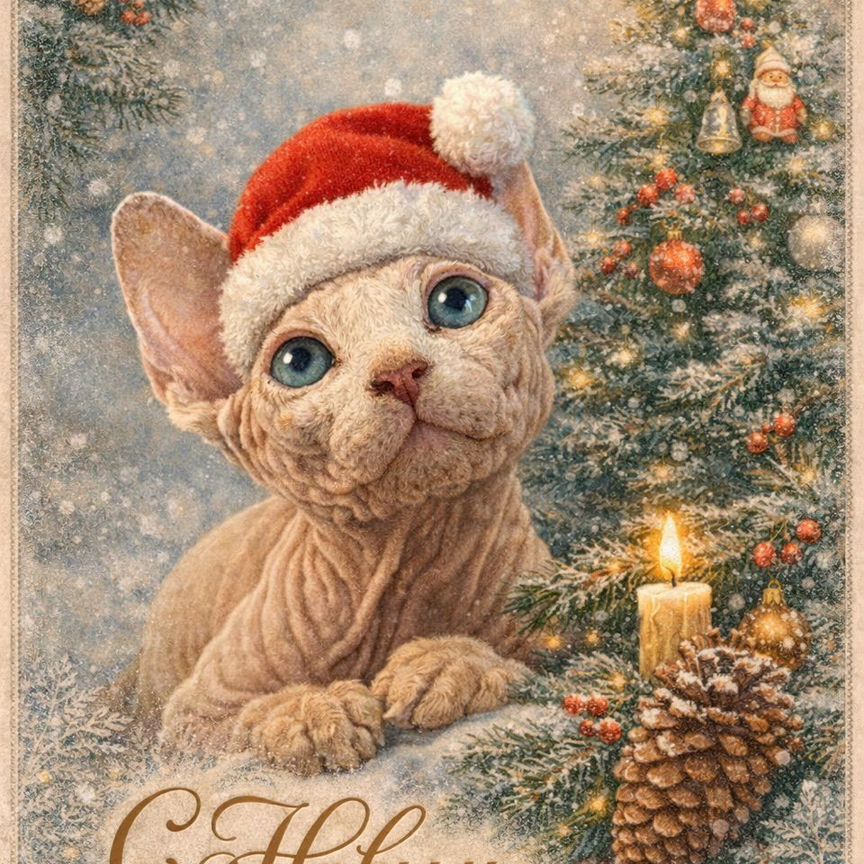 Канадский сфинкс котёнок