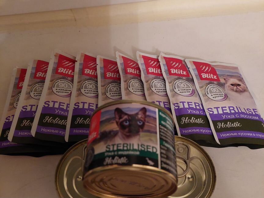 Влажный корм для стерилизованных кошек