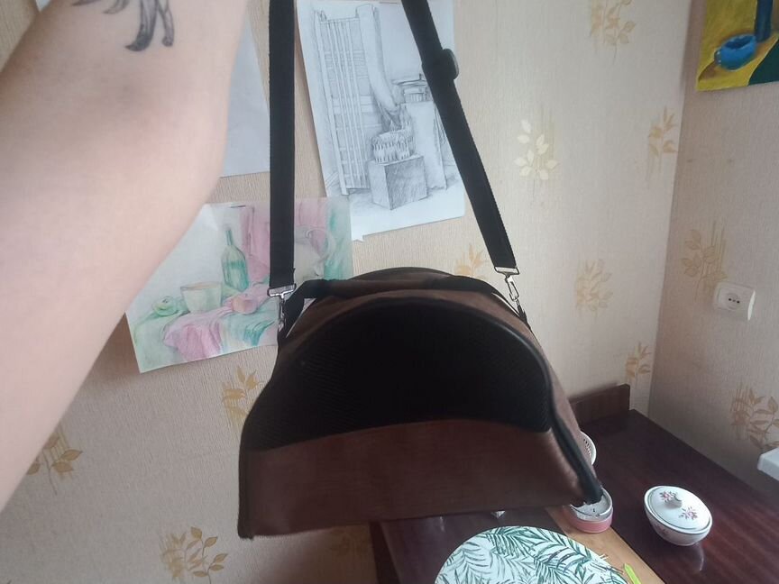 Возможен обмен. Переноска для кота