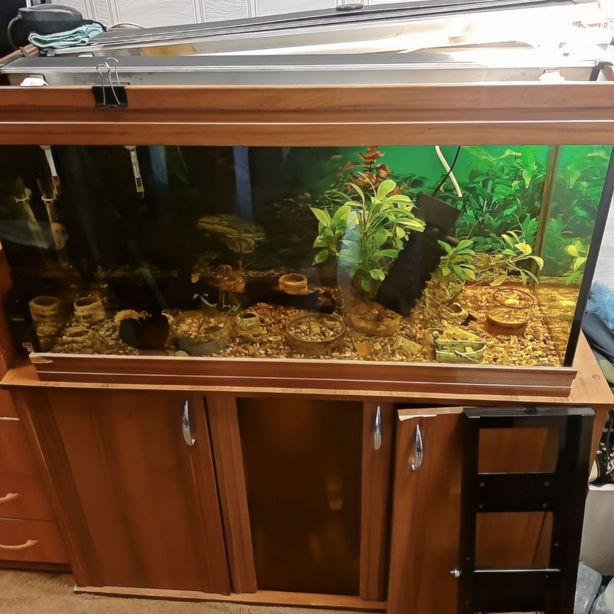 Аквариум с тумбой 240л