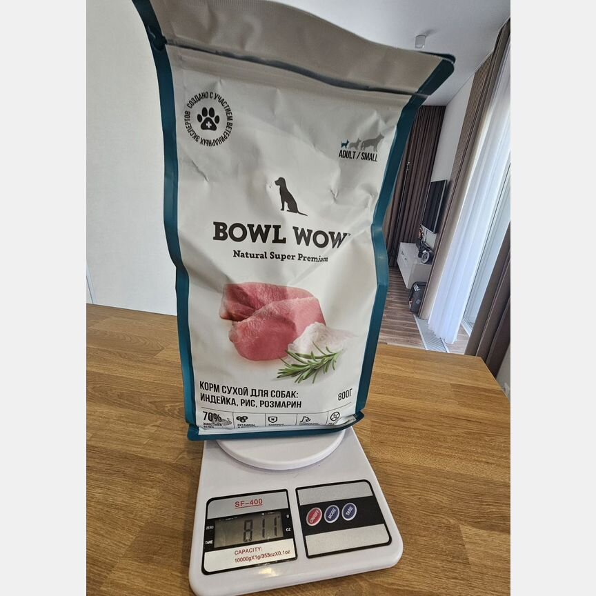 Корм для собак bowl wow с индейкой