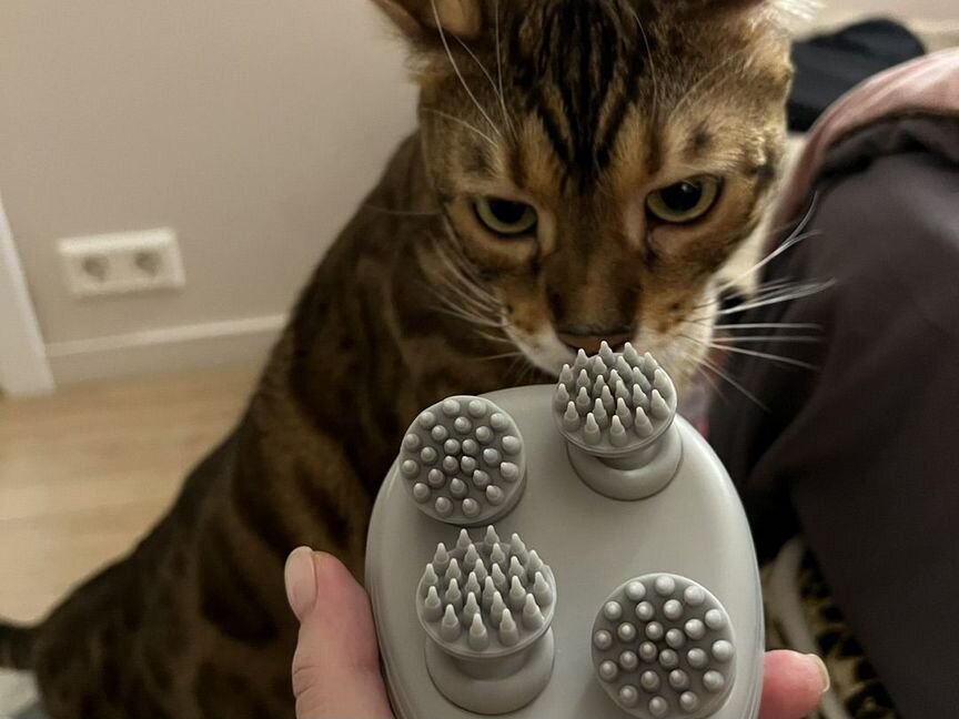 Массажер для животных/Smart scalp massager
