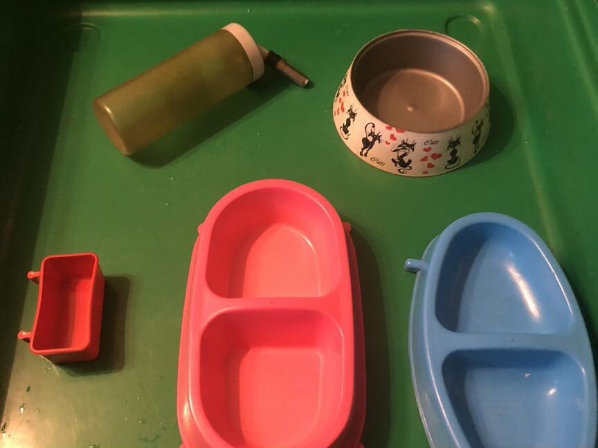 Миски, лотки, гамаки, труба, ошейник, адресник