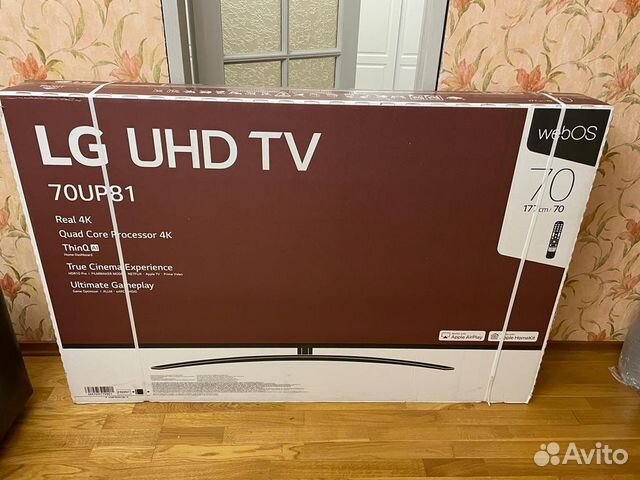 Телевизор lg 70 дюймов новый купить в Москве | Электроника | Авито