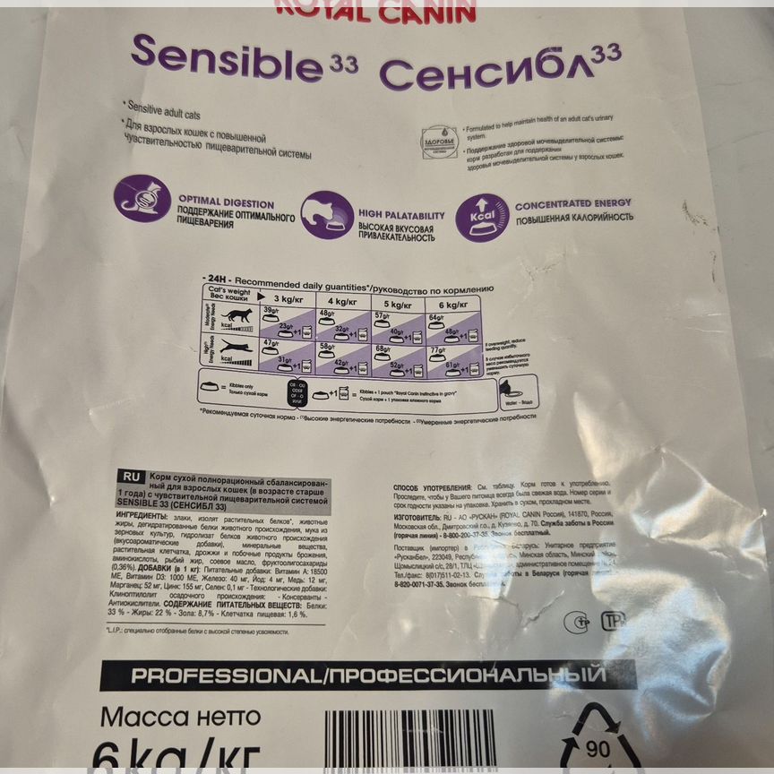 Сухой корм для кошек royal canin