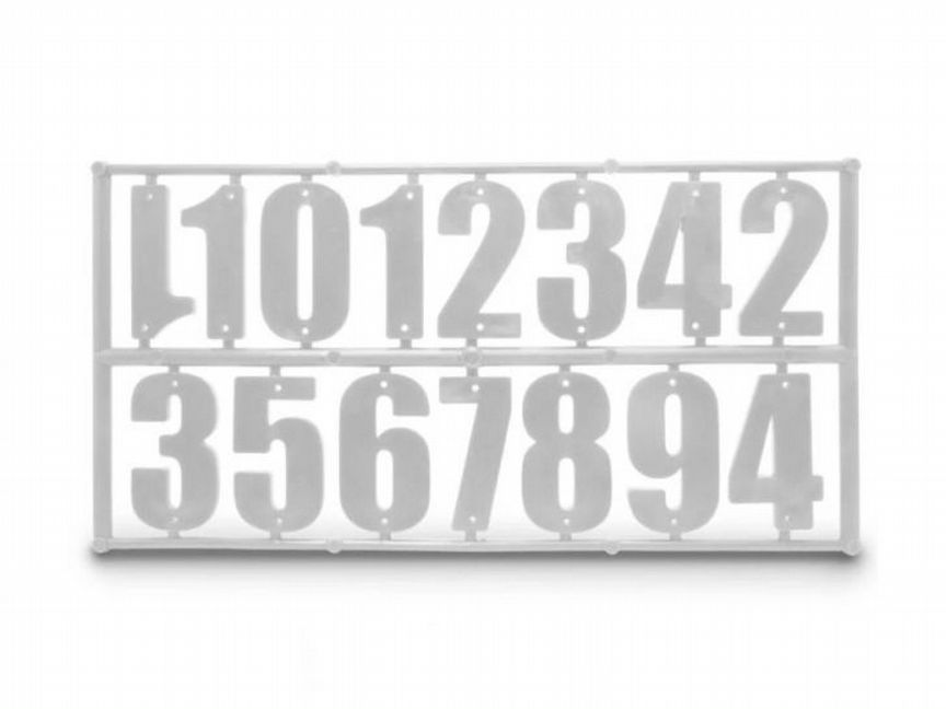 2 шт. Комплект цифр для ульев белый-15 (h40, пласт