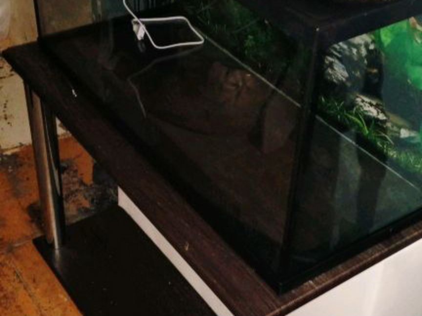 Аквариум 112л на тумбе