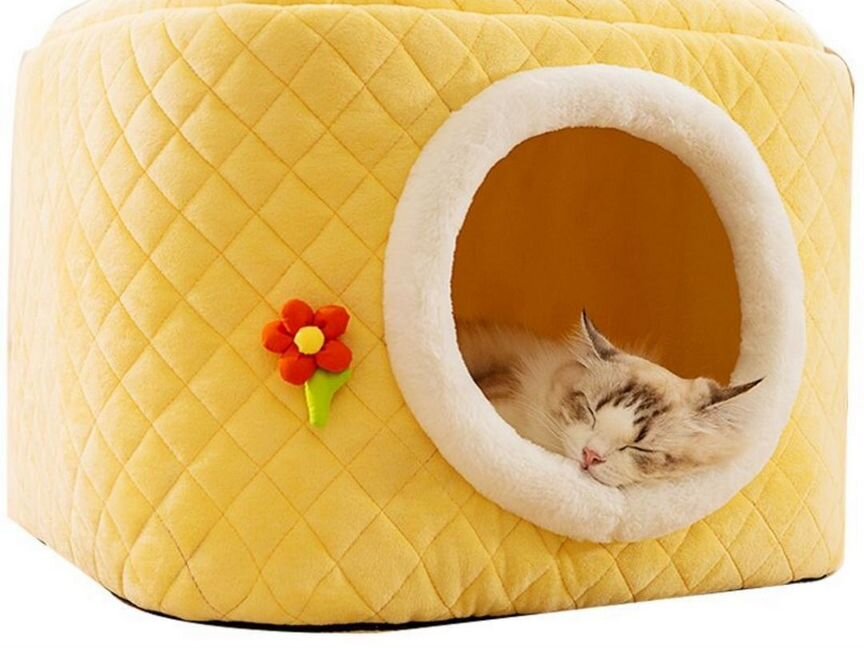 Домик лежанка для кошки и собак мелких пород