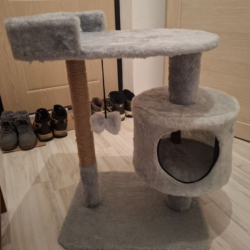 Домик для кошки с когтеточкой