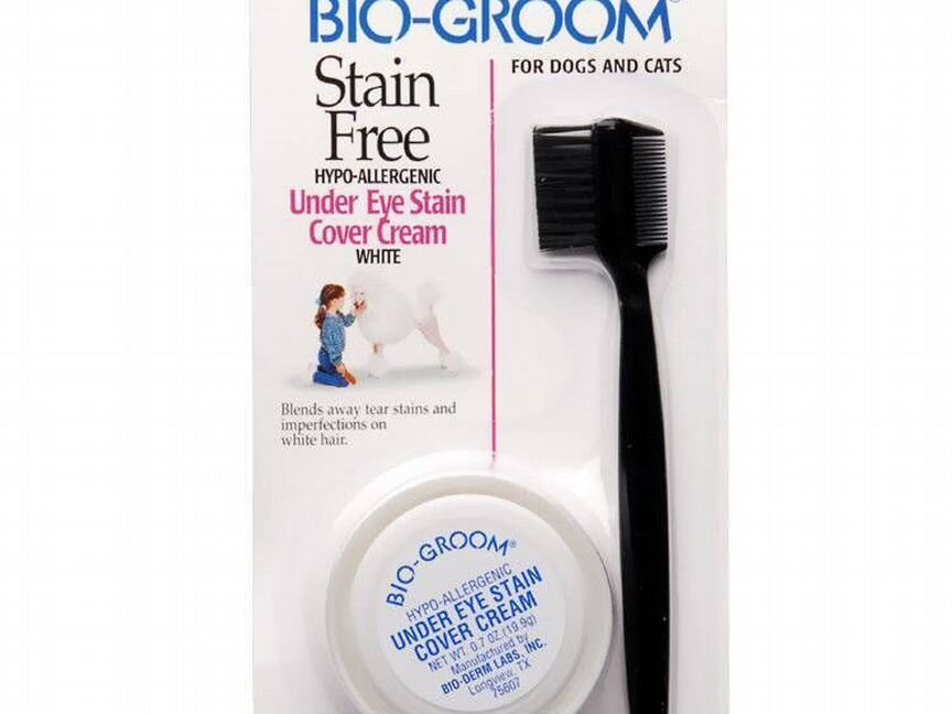 Bio-Groom Stain Free маскировка для глаз от слезны