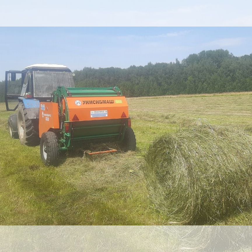Продажа сена в рулонах