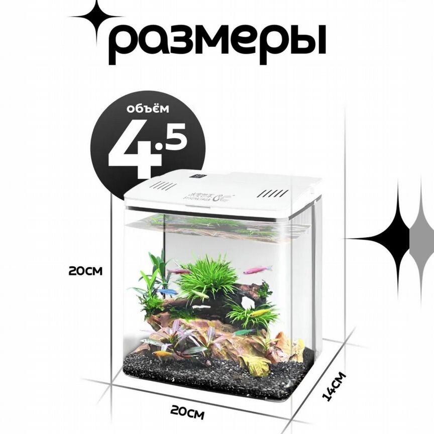 Аквариум для рыбки петушка