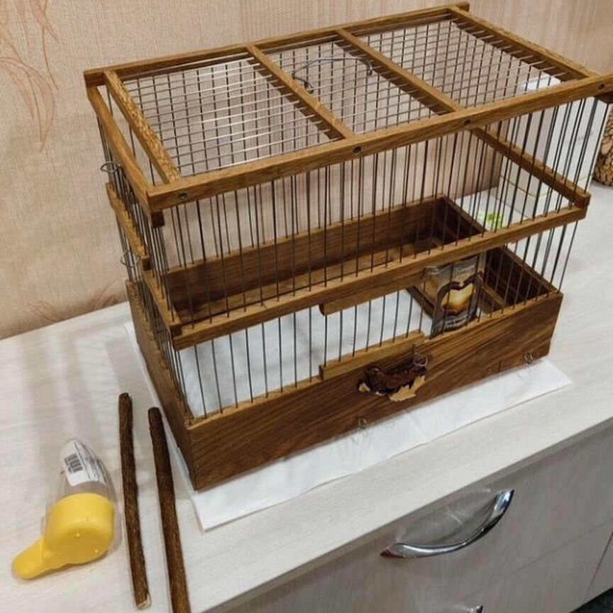 Клетка деревянная