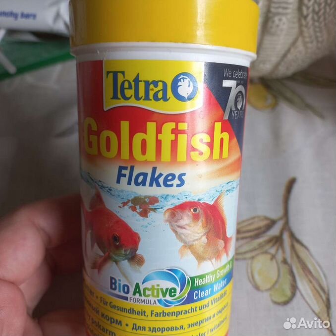 Отдам корм для золотых рыбок