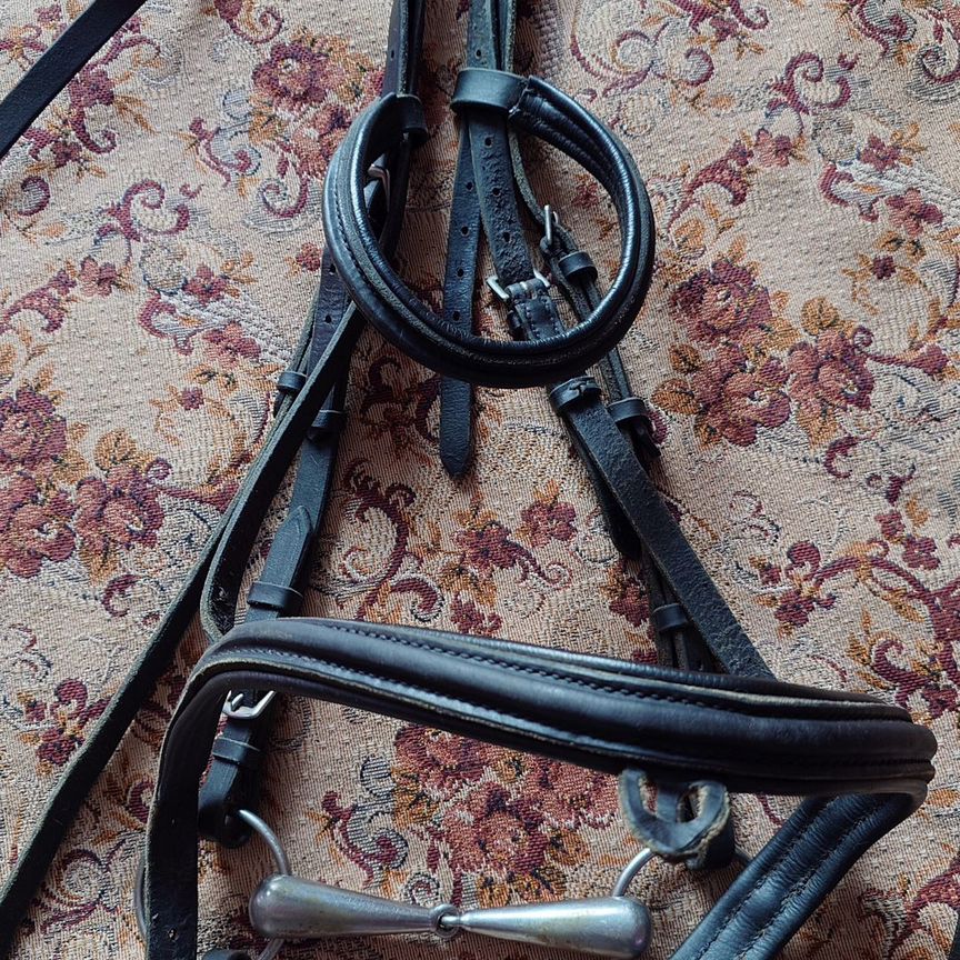 Уздечка Гермида с трензелем и поводом