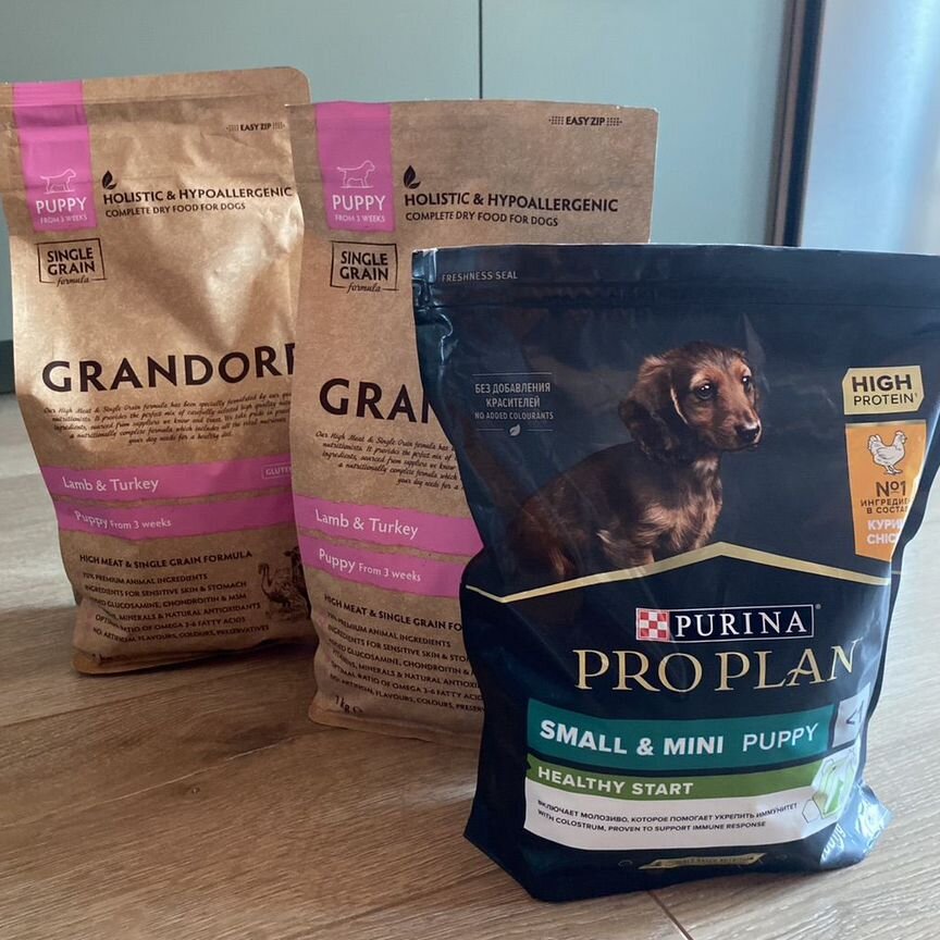 Корм для щенков с 3 недель grandorf proplan