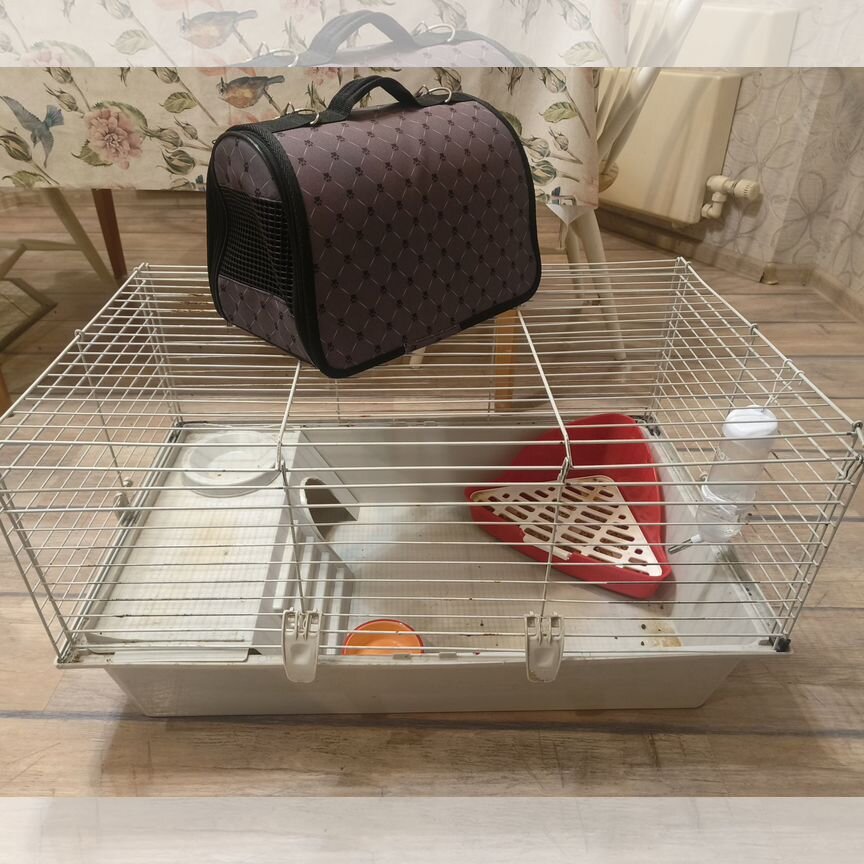 Клетка для грызунов большая и переноска