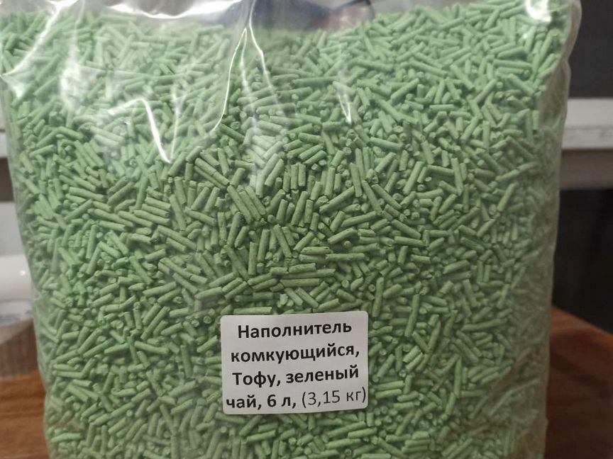 Тофу, наполнитель комкующийся 6л/12л
