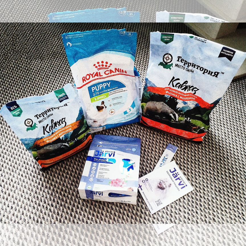 Корм для маленьких собак и не только