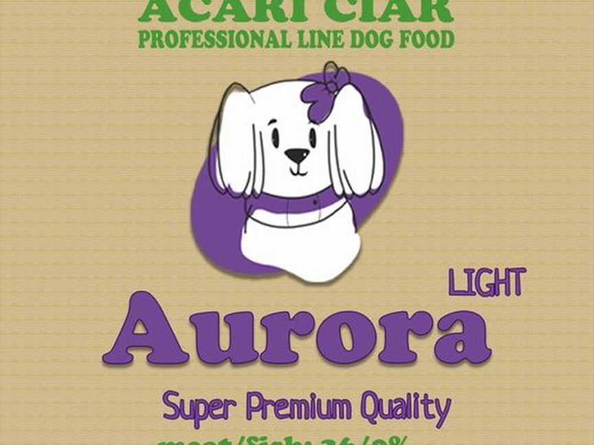 Акари Acari Aurora lite корм для собак 15 кг