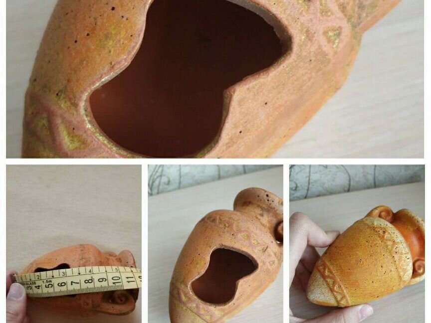Кувшин глиняный в аквариум