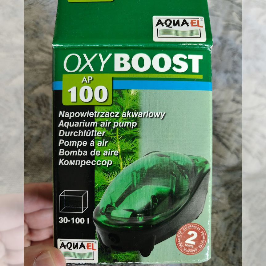 Компрессор для аквариума Aquael oxy boost 100