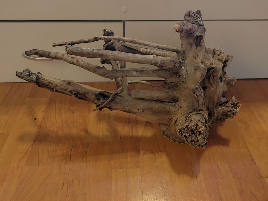 Коряга в аквариум