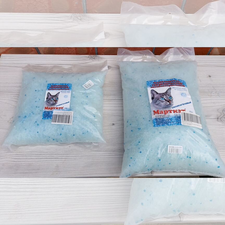 Кошачий наполнитель силикагель