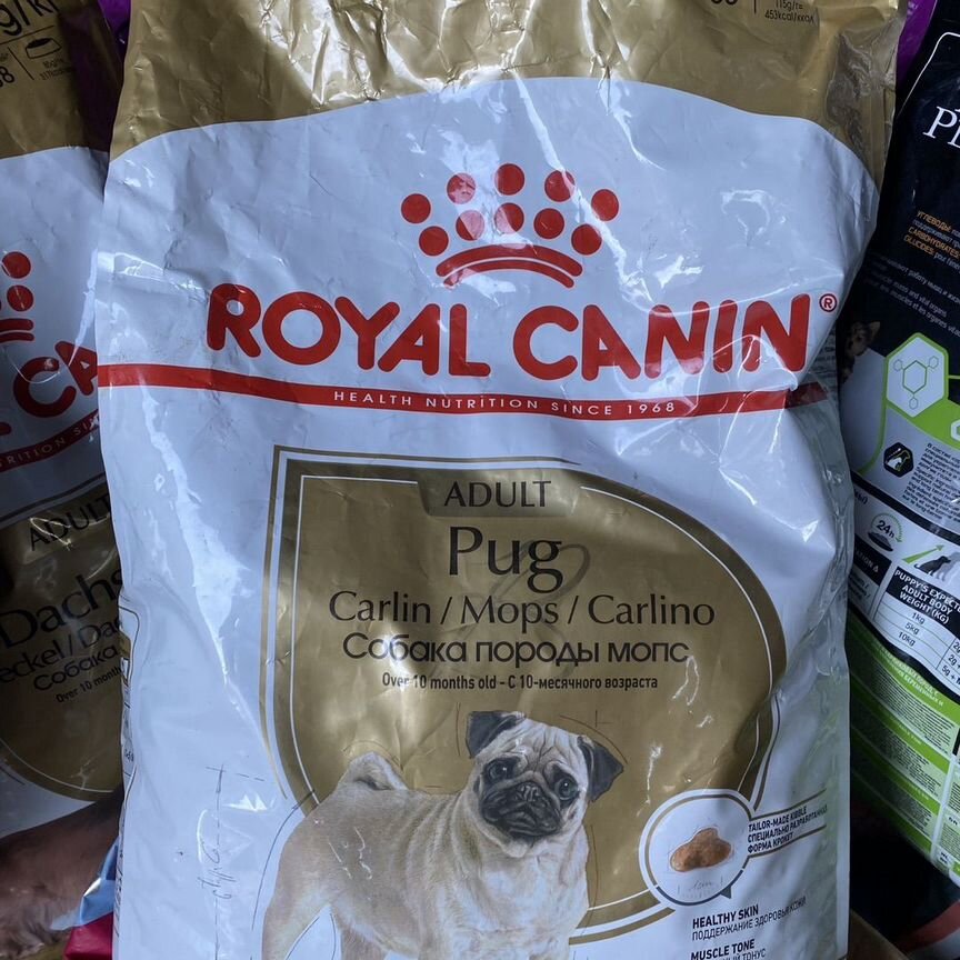 Royal canin 7.5 кг Pug