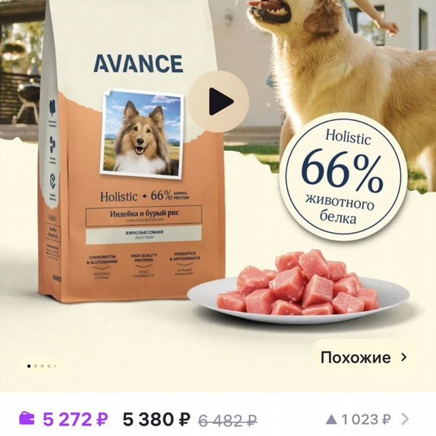 Корм для собак holistic