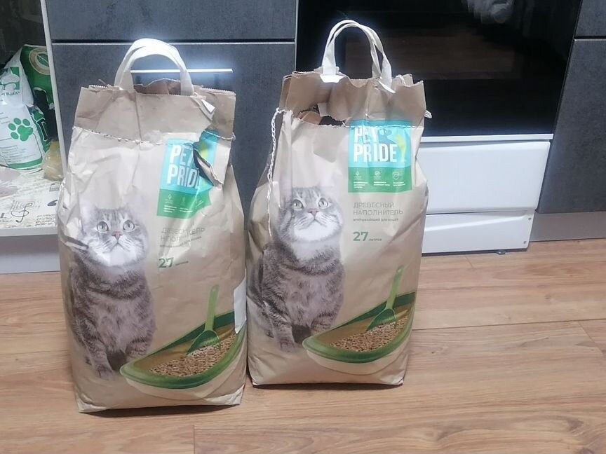 Кошачий наполнитель древесный